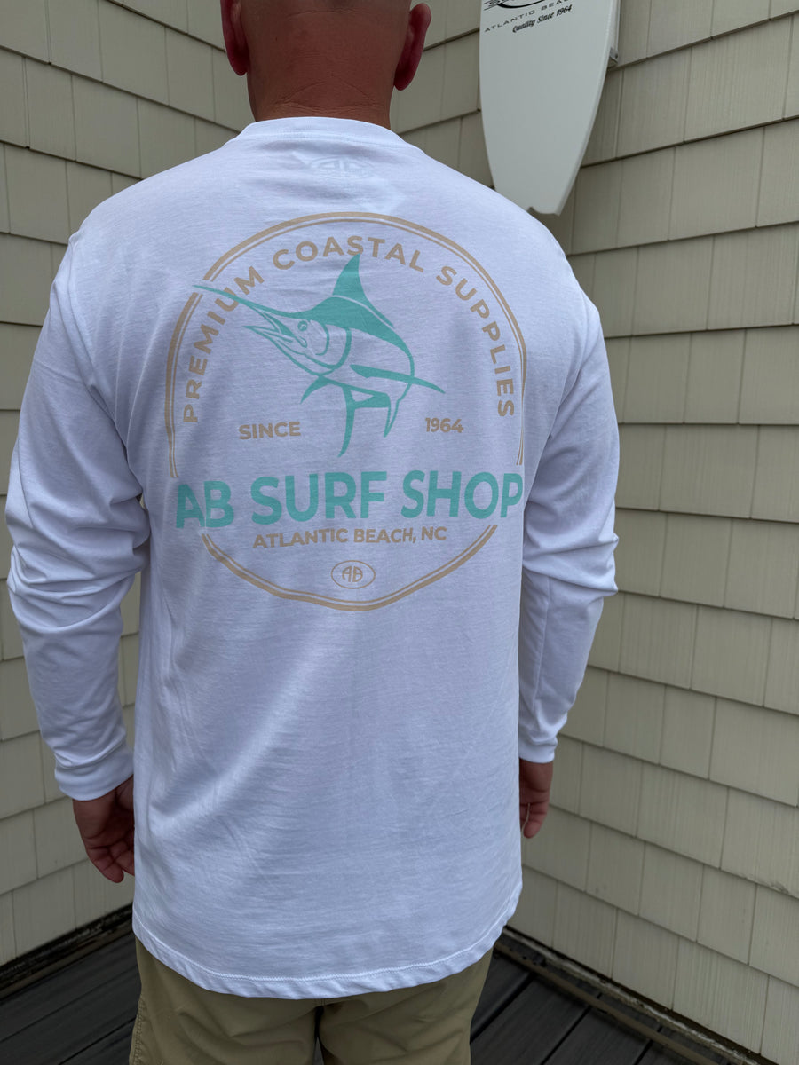AB "MARLIN ICON" LONG SLEEVE TEE – AB Surf Shop