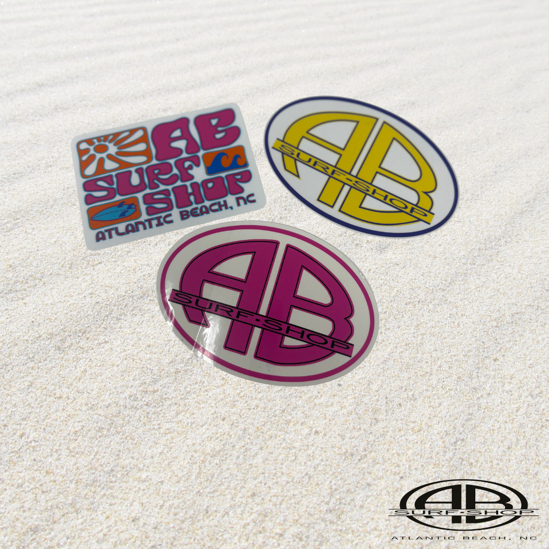 AB SURF SHOP STICKER PACKS $10 This week only! Free Shipping! – AB Surf ...
